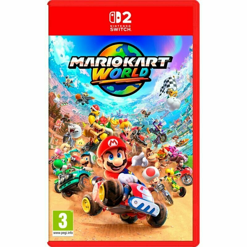 Игра для Nintendo Switch 2 Mario Kart World, картридж Русская версия