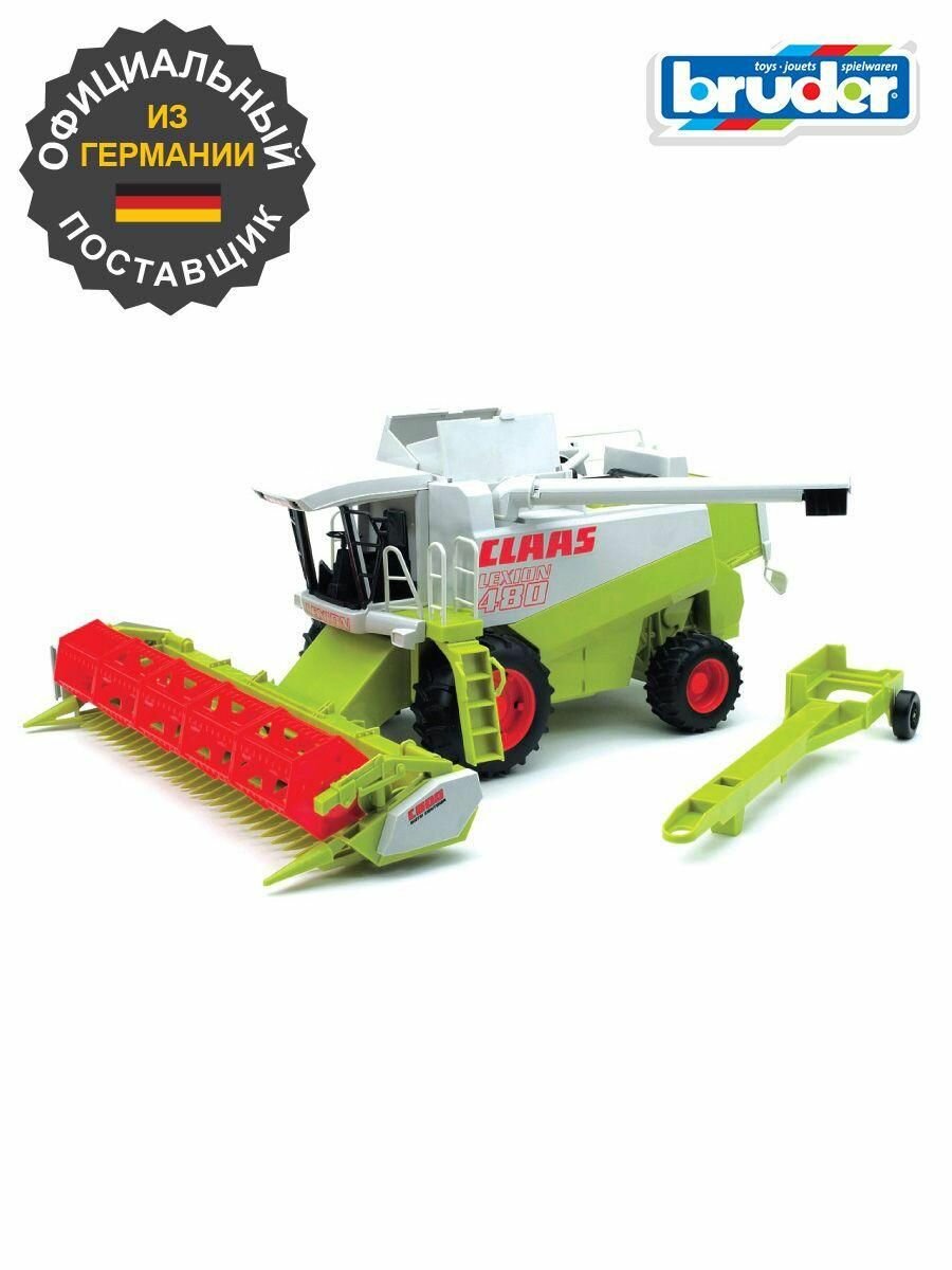 Машинка Bruder Комбайн Claas Lexion 480 , Брудер, 02-120