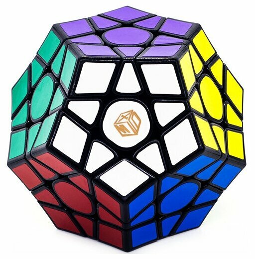 Скоростной магнитный мегаминкс QiYi MoFangGe X-Man Megaminx v2 M Concave Черный