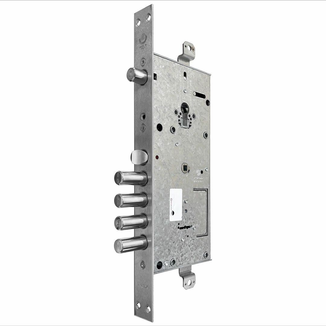 Замок врезной SECUREMME 1433/28 двух системный, под ручку (1+5 ключи 65 мм.)