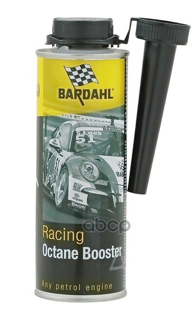 RACING OCTANE BOOSTER спортивный увеличитель октанового числа, бензин (в бак), 0,3л Bardahl арт. 13107
