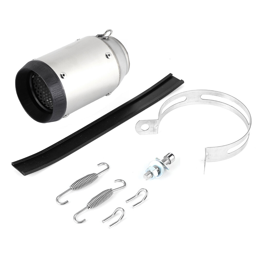 Универсальная выхлопная труба с круглым хвостом для мотоцикла 60 мм/2,36 дюйма, подходит для Kawasaki Z900Z1000ninja250 400