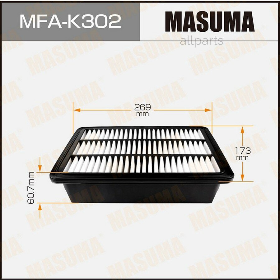 MASUMA MFA-K302 Фильтр воздушный HYUNDAI SANTA FE II MASUMA MFA-K302