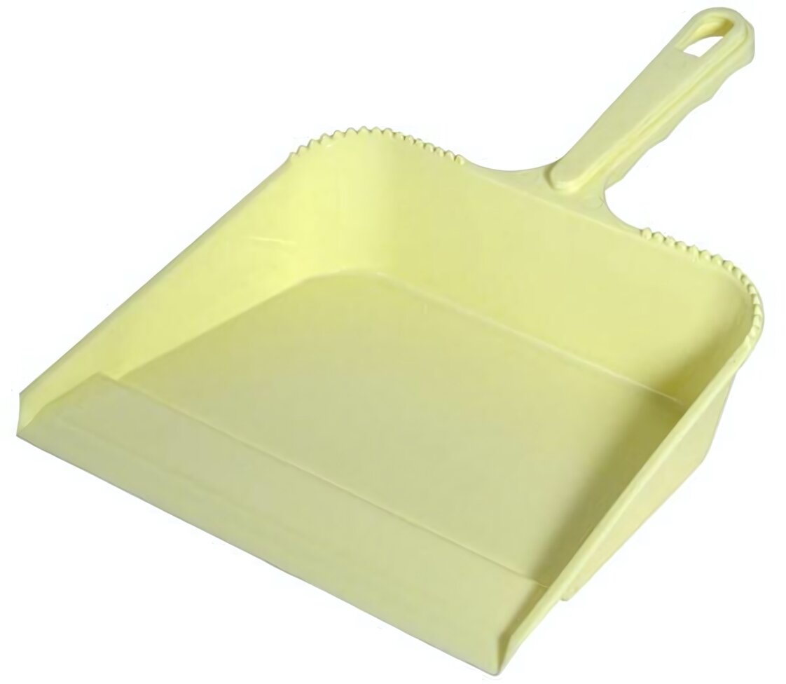 Совок для мусора Пыльдозер из прочного пластика, глубокий ковш, 46см