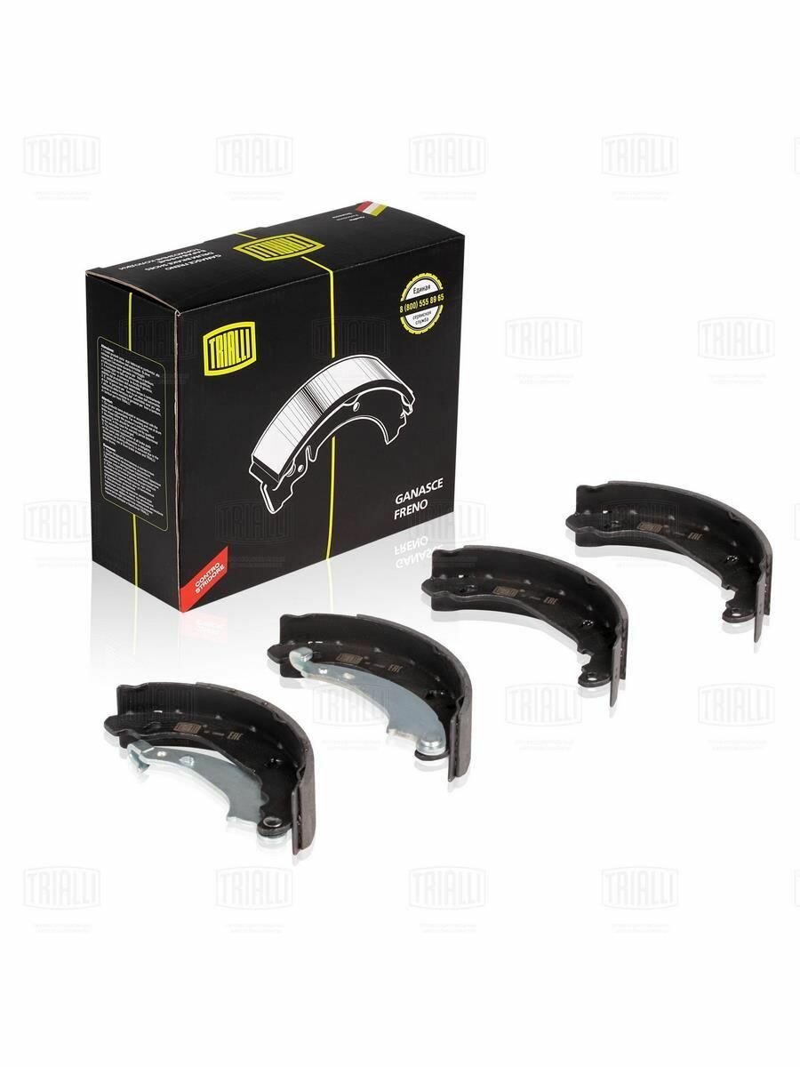 Тормозные колодки барабанные TRIALLI GF0960 для а/м Renault Logan I до 2009 года с тормозной системой BENDIX