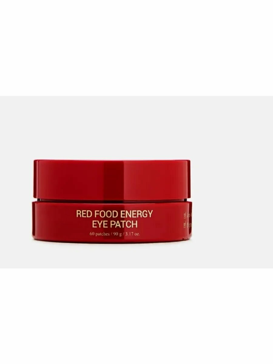Гидрогелевые патчи YADAH Red Food Energy, антивозрастные, для улучшения тонуса
