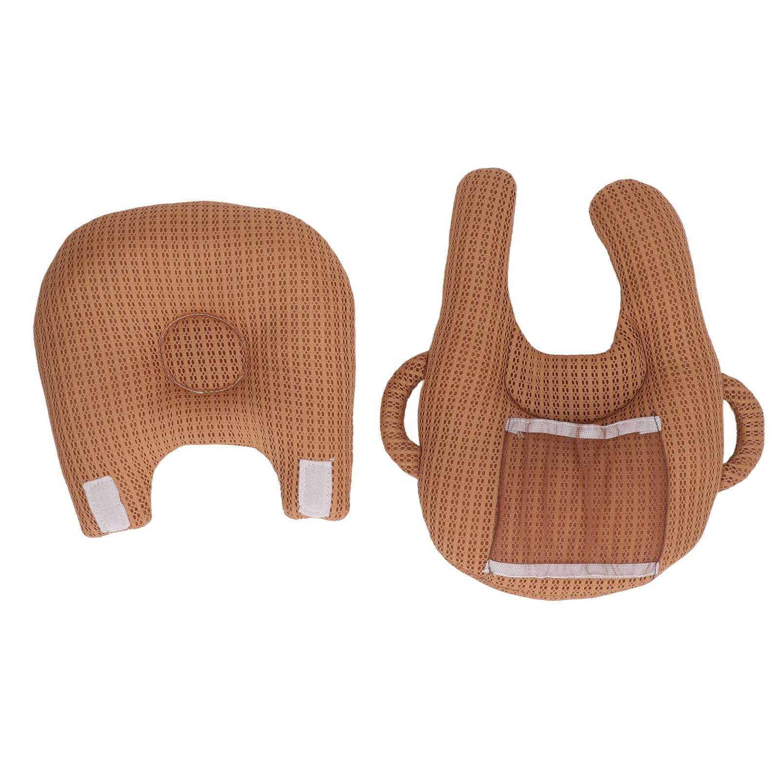 Многофункциональная подушка для самостоятельного кормления младенца, подушка для поддержки грудного вскармливания, держатель для бутылочки для новорожденных, коричневая.