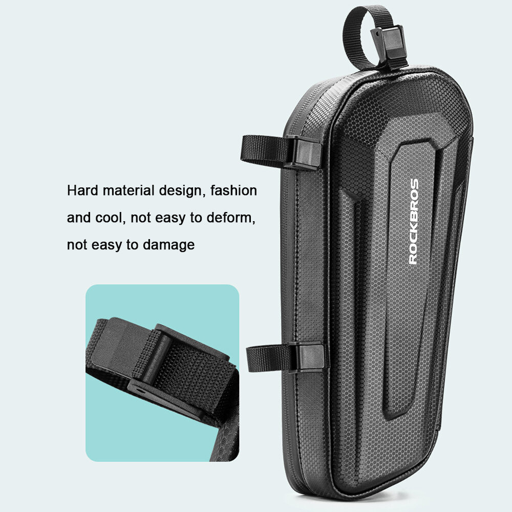 Сумка для мотоцикла Водонепроницаемая сумка Большая вместимость Сумка для двигателя мотоцикла Практичная, простая в установке Треугольная сумка Аксессуары для мотоцикла