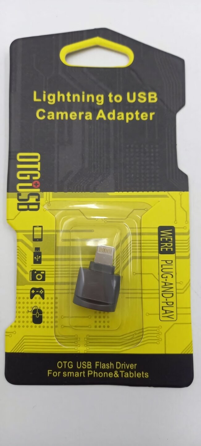 Картридер iP-MicroSD, адаптер Lightning/USB, OTG для смартфонов и планшетов