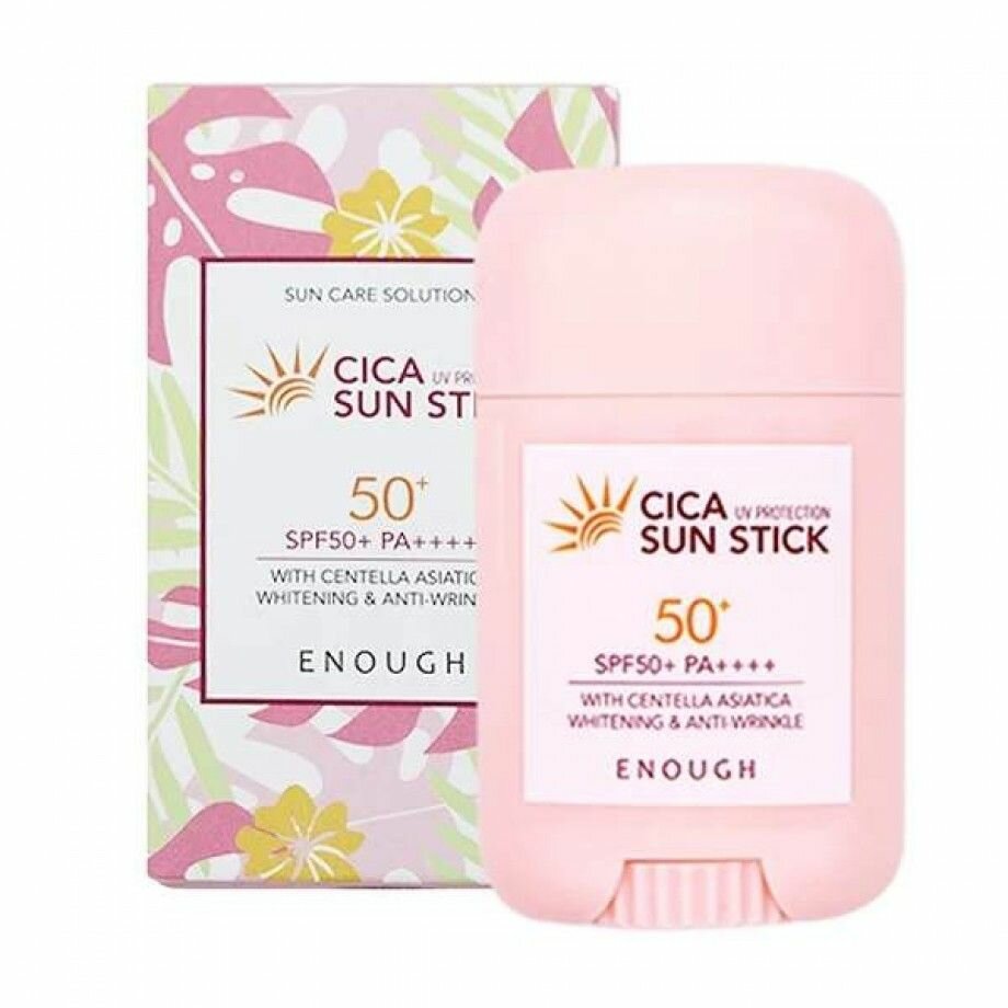 Enough Cica Sun Stick SPF50+/PA стик солнцезащитный для лица и тела с центеллой (20г.)
