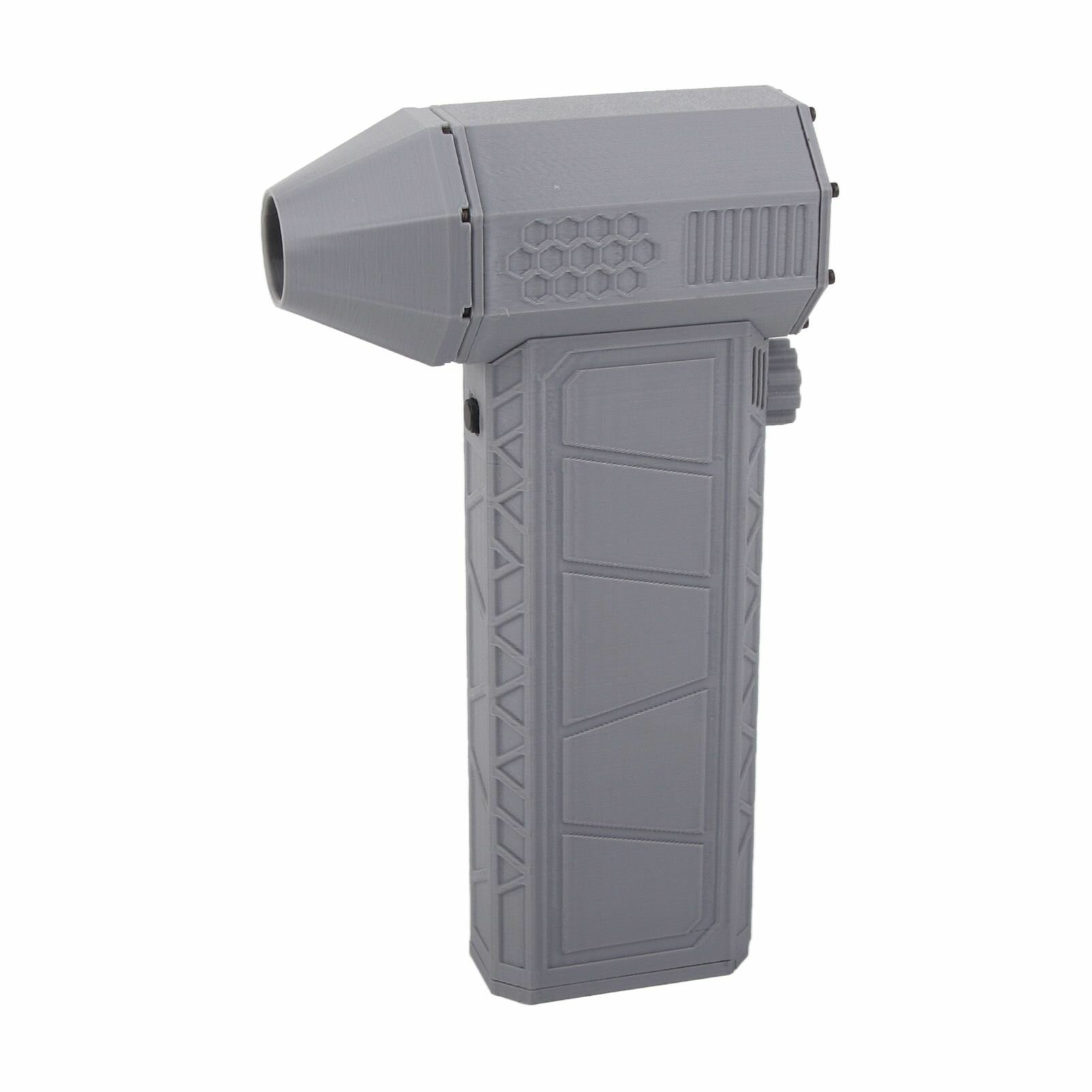 Портативный мини-воздушный вентилятор Jet Fan с высоким давлением 110000 об/мин для активного отдыха, серый, мощный и экономичный