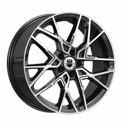 Колёсный диск 7.0j*18 5/108 ET50 D63.35 Вудроф Алмаз-Черный КиК арт.80156