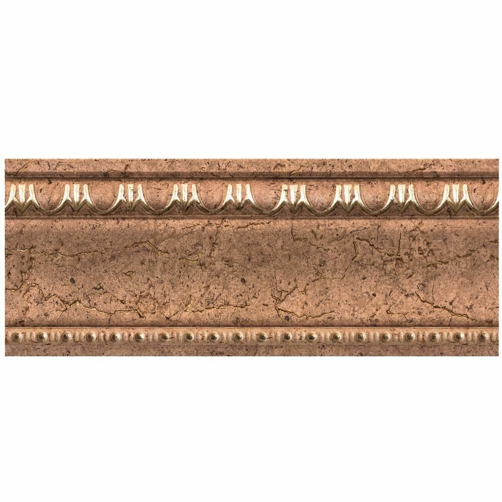 Карниз, Интерьерный багет, набор 2 шт. 60х42х1100мм Опал Cosca A60(2)/DB4-1