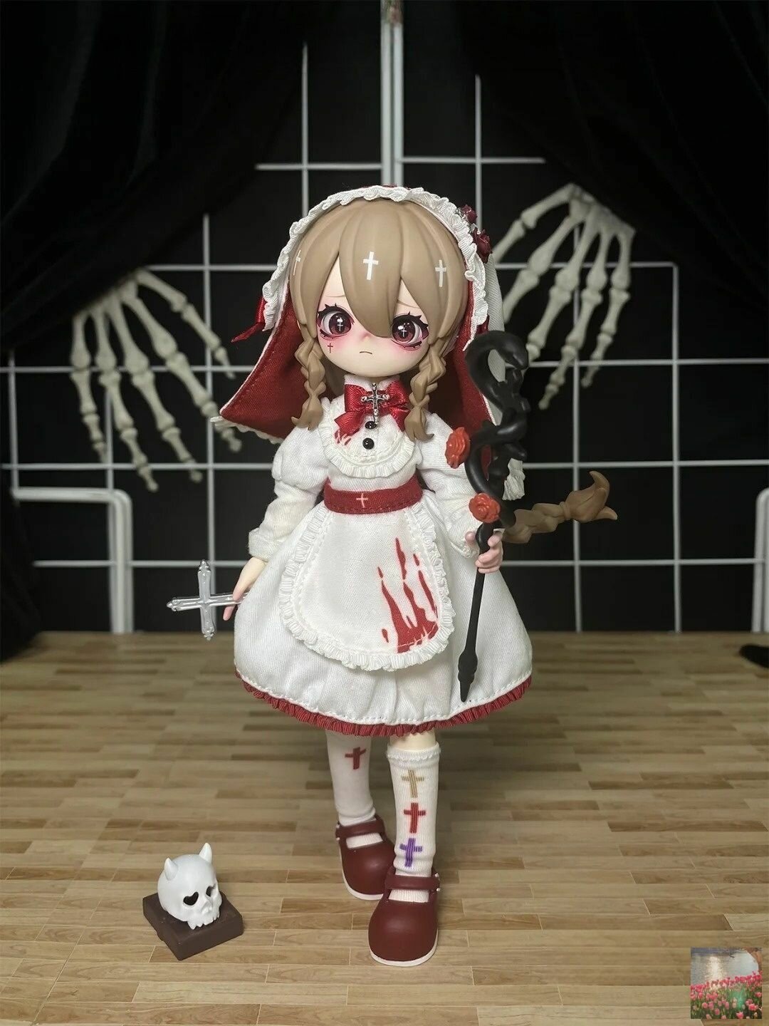 LEI-Doll 1/12 Кукла с шаровидными суставами BJD, (Nyssa),18.3cm, полный набор прически, одежды и аксессуаров, коллекционная, подарок для девочек