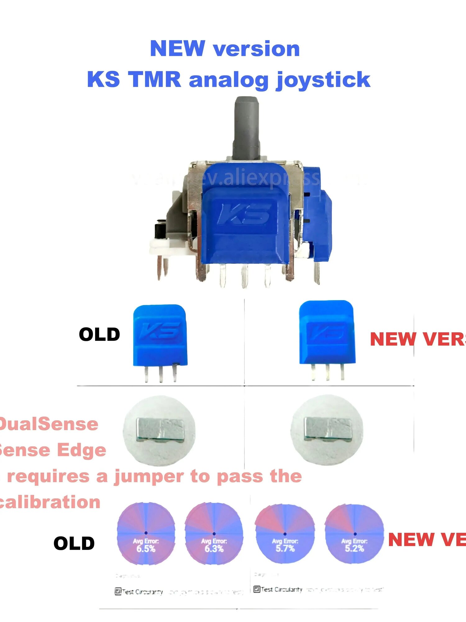 Аналоговый джойстик Choosinsing для PS5 DualSense DualSense Edge