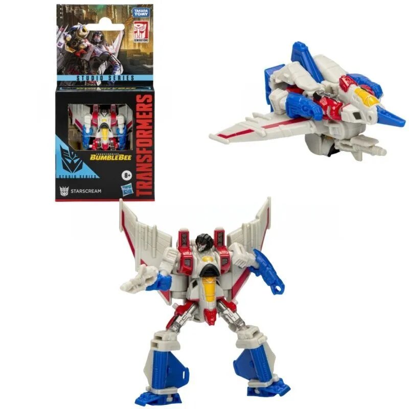 Трансформеры Hasbro Игрушка Transformers Studio Series Core Class Transformers: Bumblebee Starscream 8.9cm