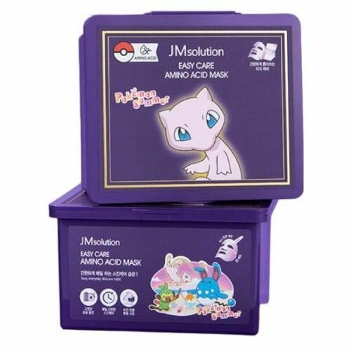 JM SOLUTION Набор Тканевых Масок Disney Collection Mask Hyaluronic Acid Mask Фиалет (Коробка)J