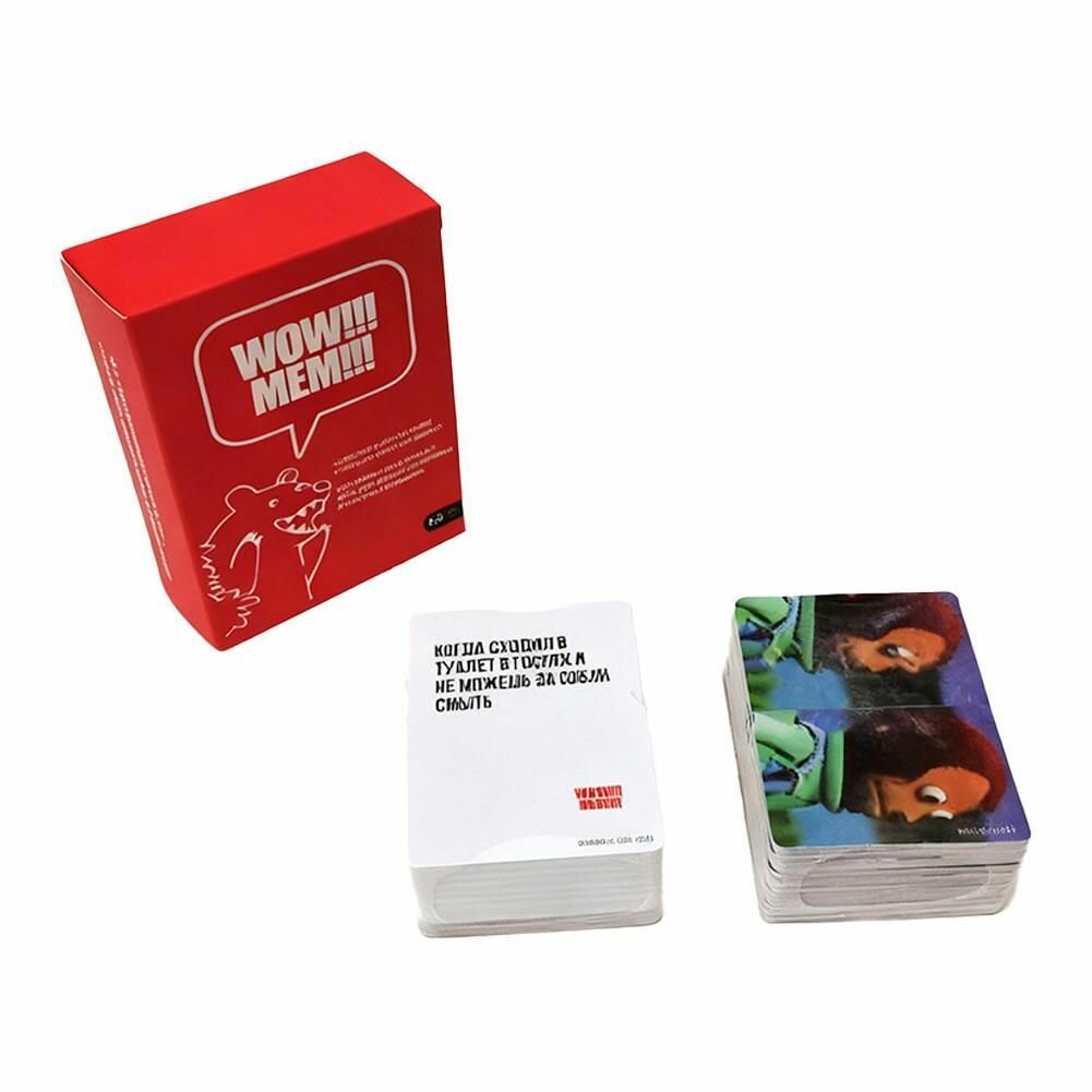 Настольные игры Memeclub мемы для компании взрослых подростков