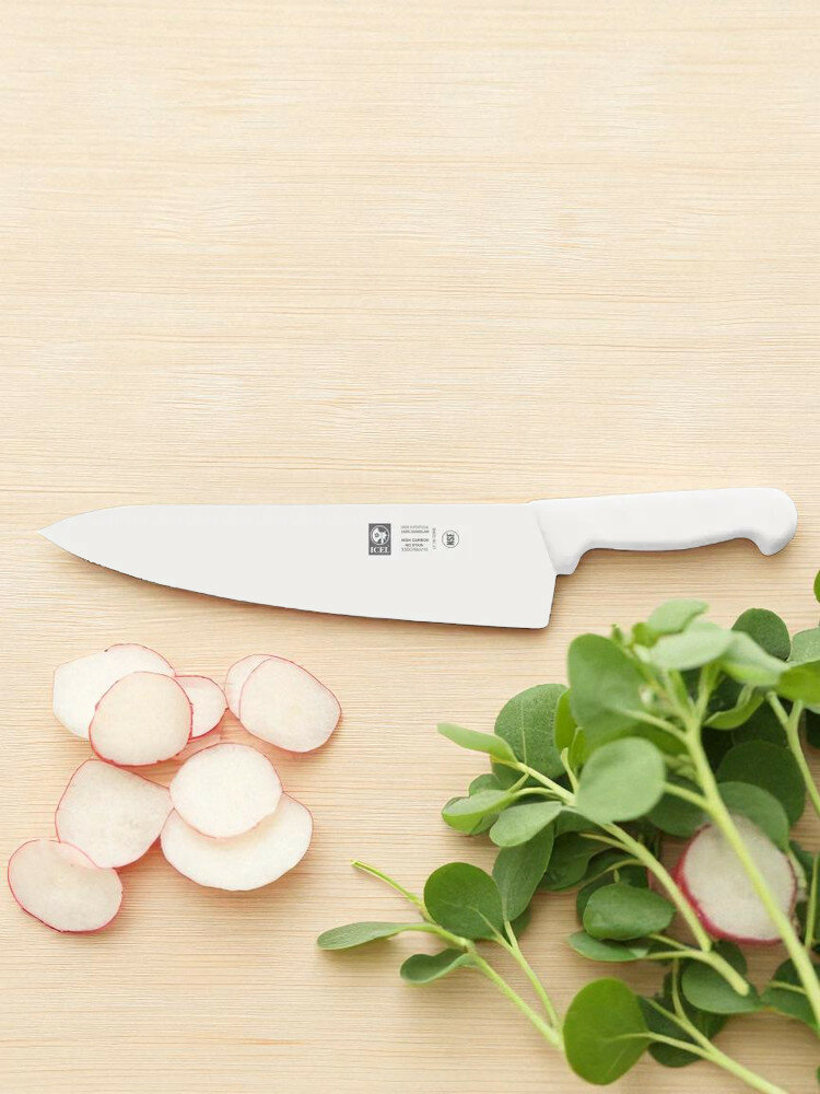 Нож поварской 265/400 мм. Шеф, нержавеющая сталь, белый PRACTICA Icel