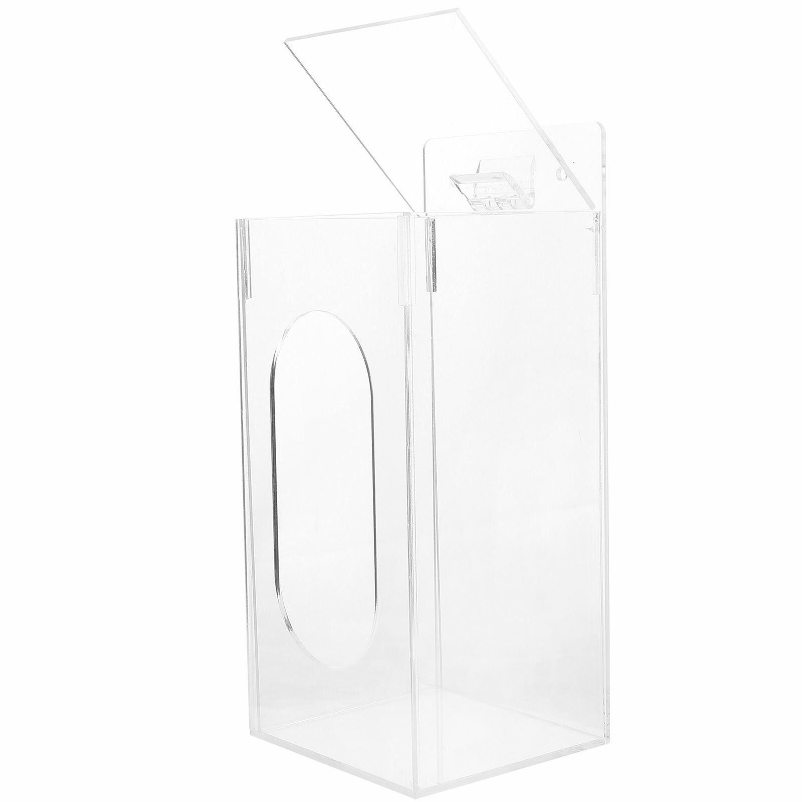 Прозрачный настенный держатель для перчаток и масок из акрила, компактный органайзер для салфеток в ванную, кухню, клинику и офис, экономия места, лёгкая установка