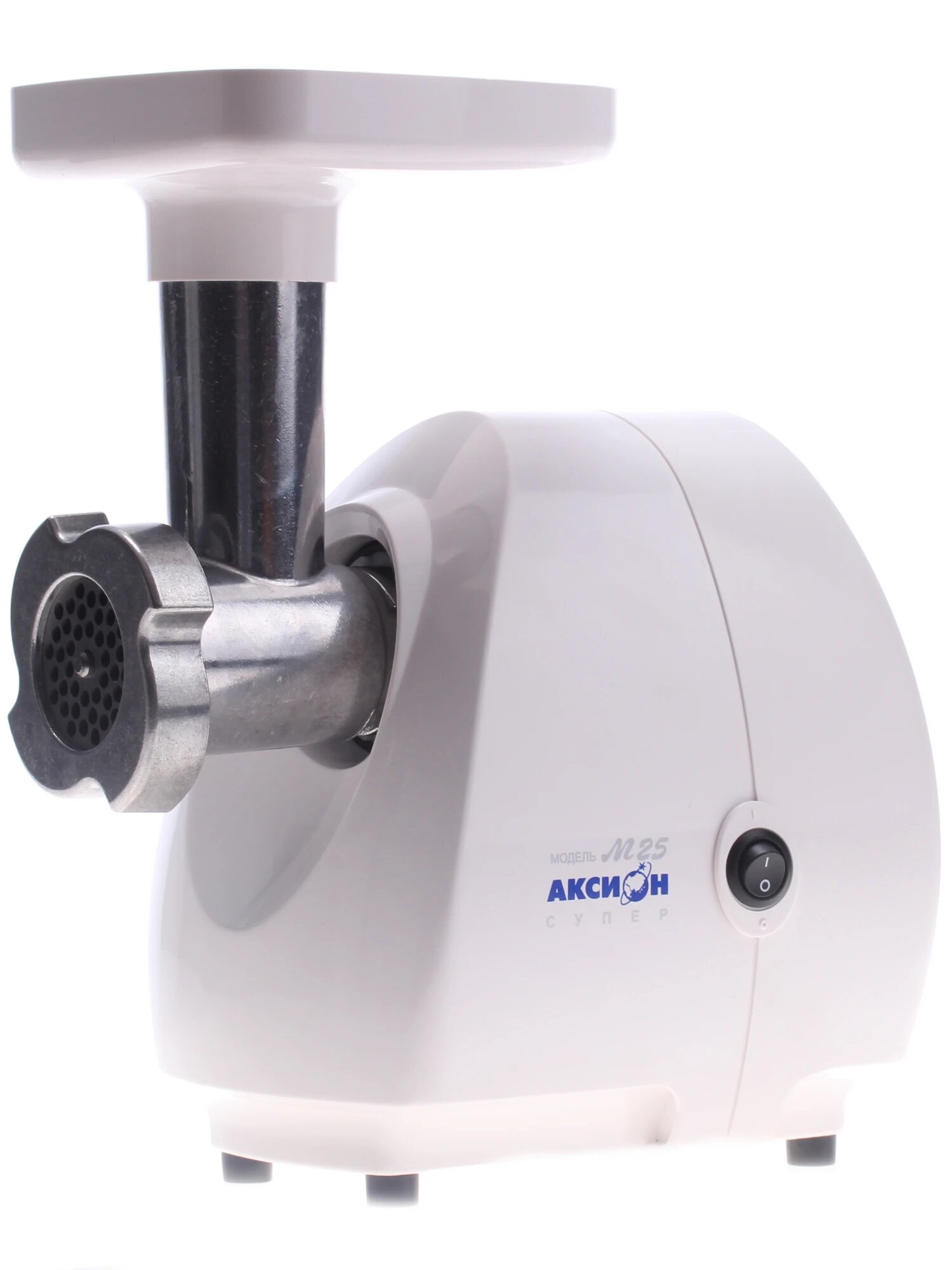 Мясорубка электрическая Аксион М 25.04, белый, 1.7 кг/мин, 1500 Вт