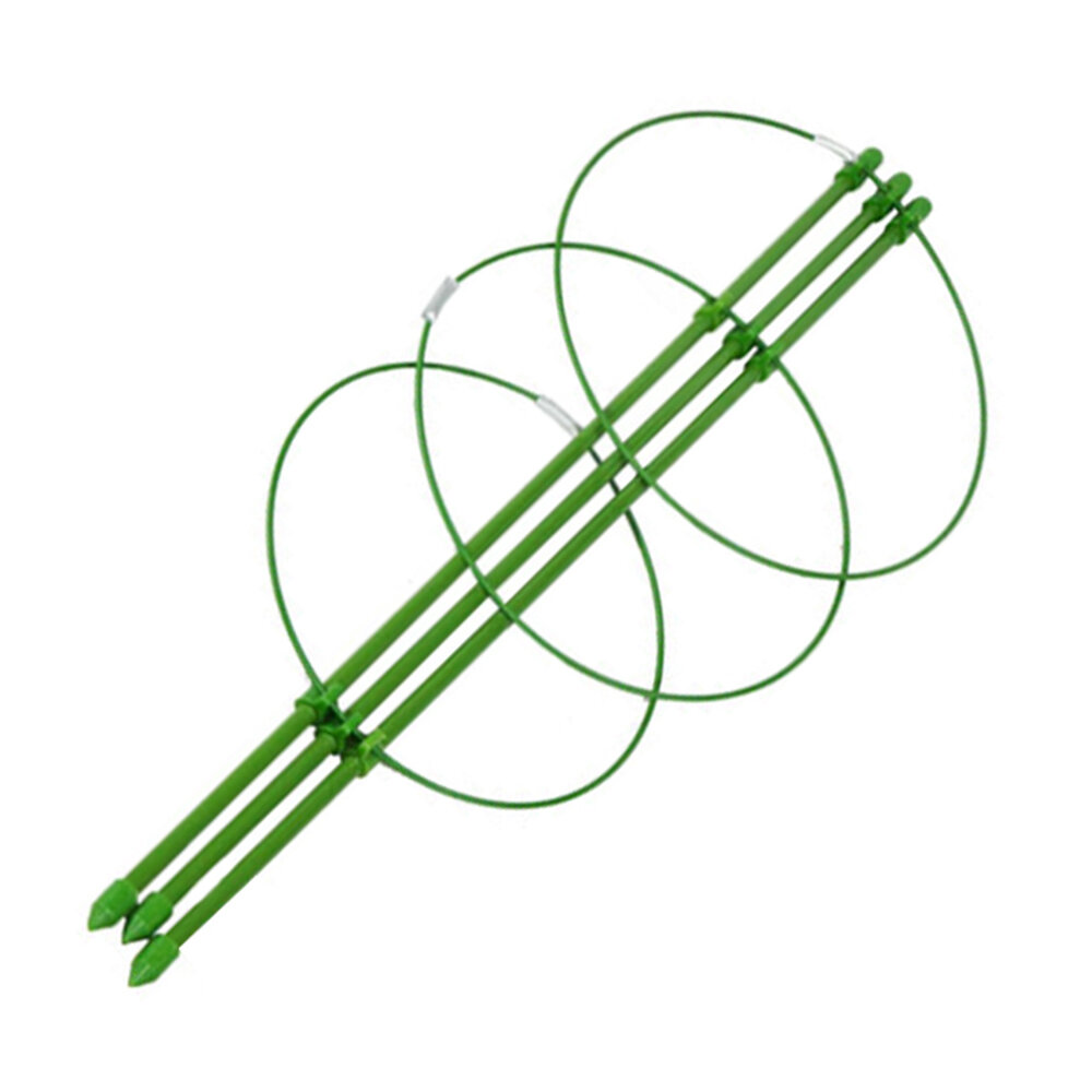 Тrellis для лазящих растений Flower Climbing, опора для стеблей растений, рама для овощей, подставка для цветов для сада, двора, помещений и открытого воздуха, зеленый цвет, длина 450 мм, размер упаковки 450*100*30 мм, вес упаковки 80 г, в комплект