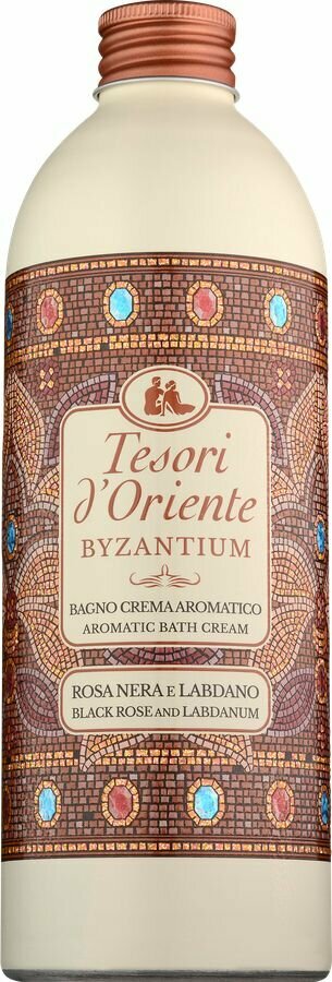 Гель д/душа TESORI D'ORIENTE Византия с ароматом черной розы и лабданума (Италия) 500мл