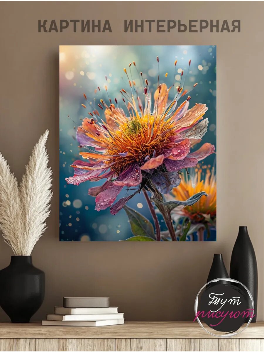 Картина, Постер "Природа", интерьерная, на подрамнике, холст, 40x50см