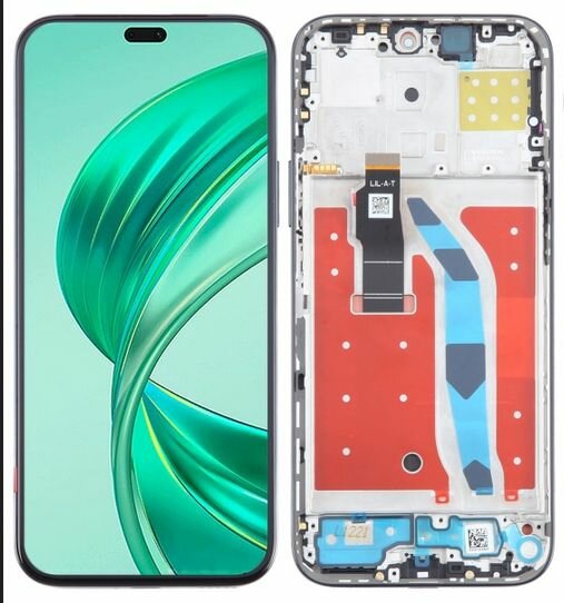 Дисплей Huawei Honor X8b (LLY-LX1) в рамке (черный) премиум AMOLED