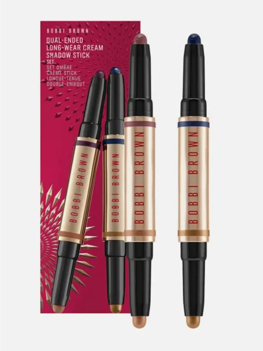 Набор теней для век BOBBI BROWN dual-ended long-wear cream shadow stick set, Адвент