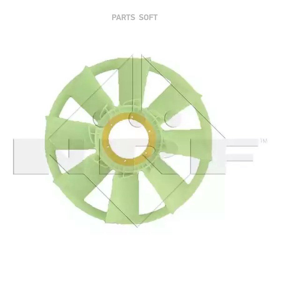 Крыльчатка вентилятора от официального дистрибьютора, NRF, артикул 49801