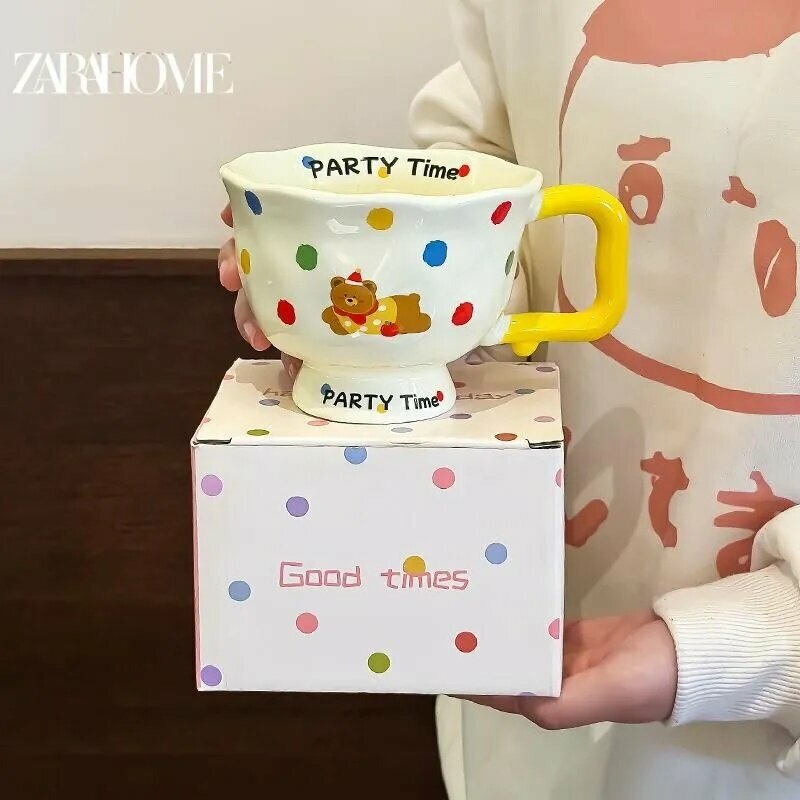 ZRA HOME Кружка, 370 мл, 1 шт（INS、Высококачественные и популярные продукты）