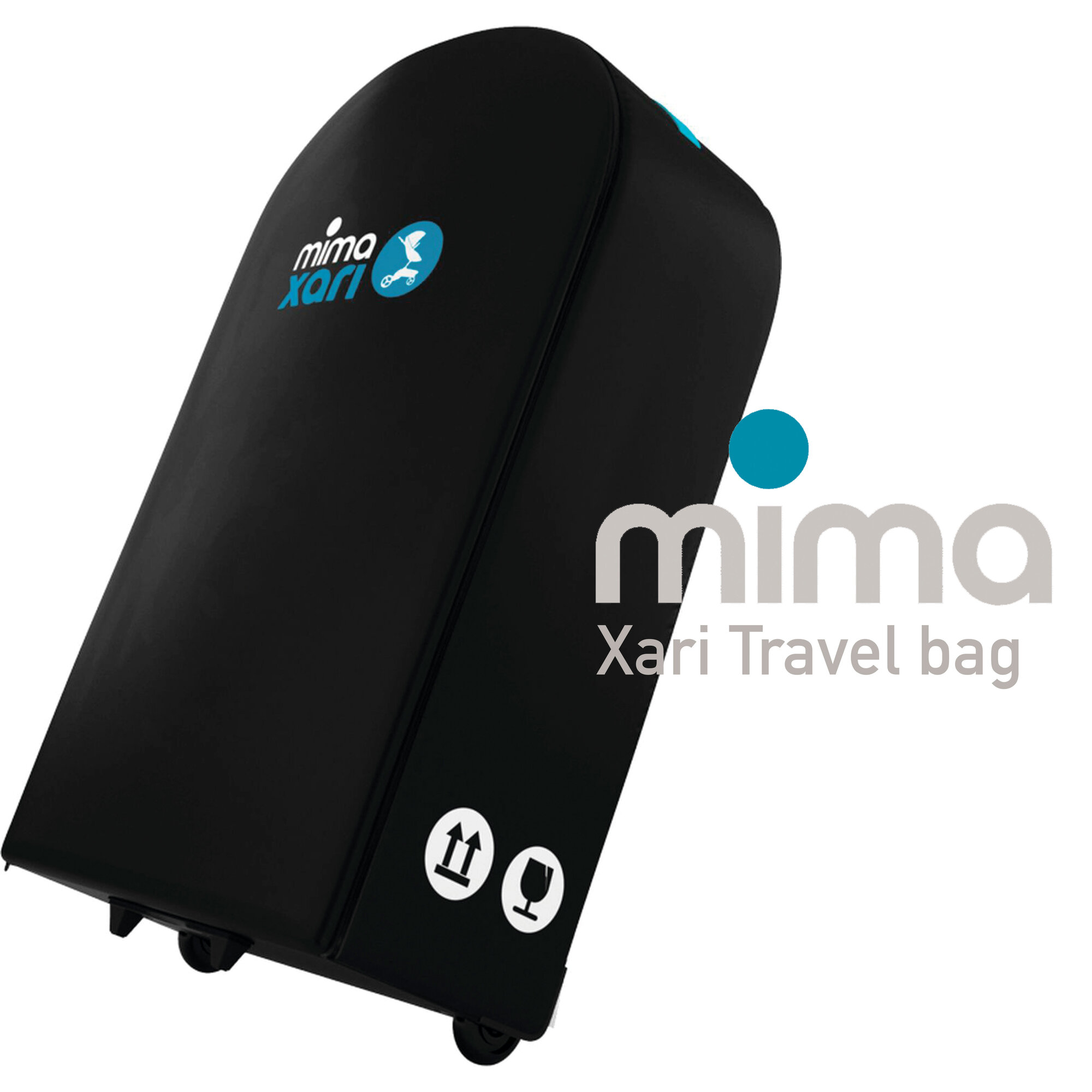 Транспортировочная сумка для коляски Mima Xari, транспортировочная, для путешествий, черная