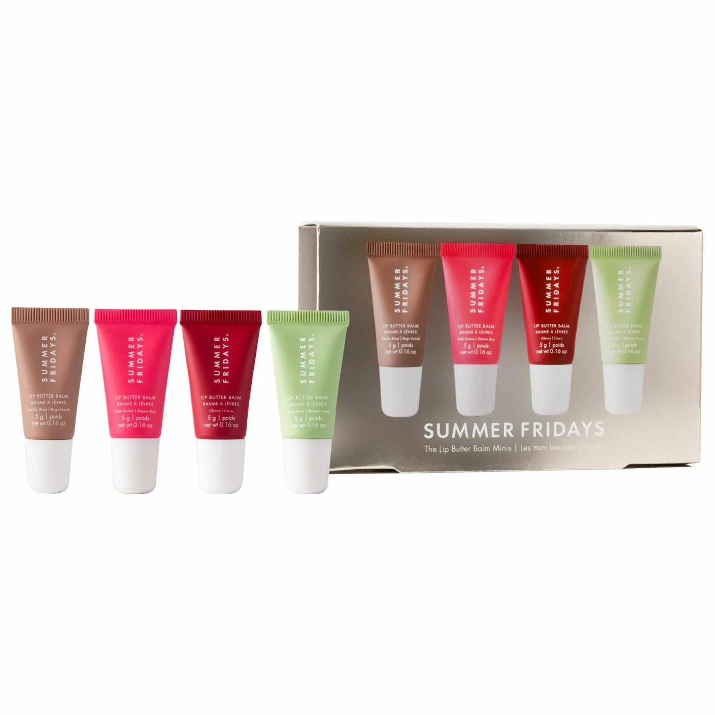 SUMMER FRIDAYS Подарочный набор бальзамов для губ The Lip Butter Balm Minis