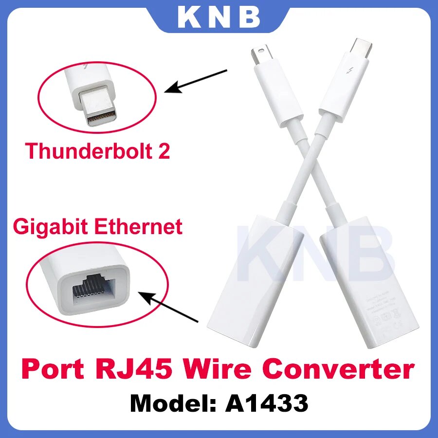 KingningBro Конвертер Thunderbolt в Gigabit Ethernet A1433 Used