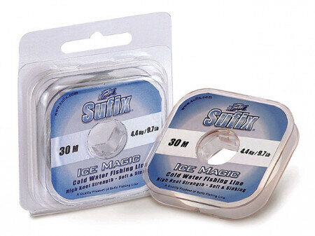 Леска монофильная зимняя прозрачная SUFIX ICE MAGIC x12 (DS1XL020024A5I (50 м 0,195мм) )