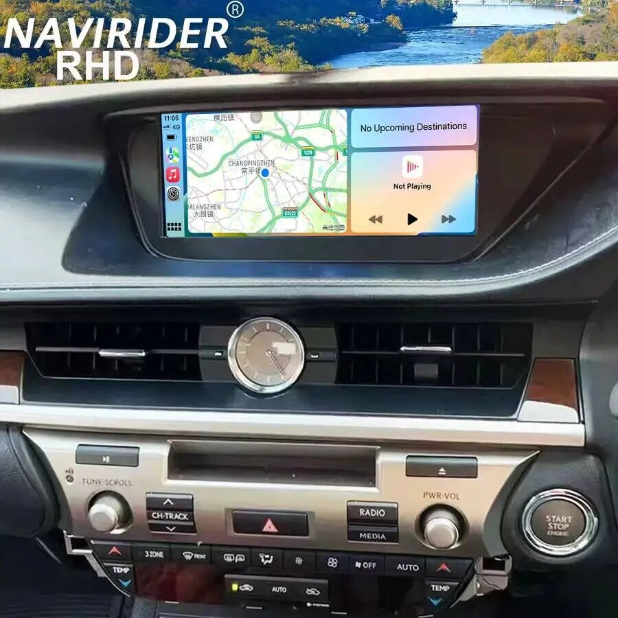 Автомобильный авторадио CarPlay для Lexus ES350 ES400 ES250 ES300h 2013-2017 GPS мультимедийный видеоплеер Rhd 10,25 "экран Android стерео