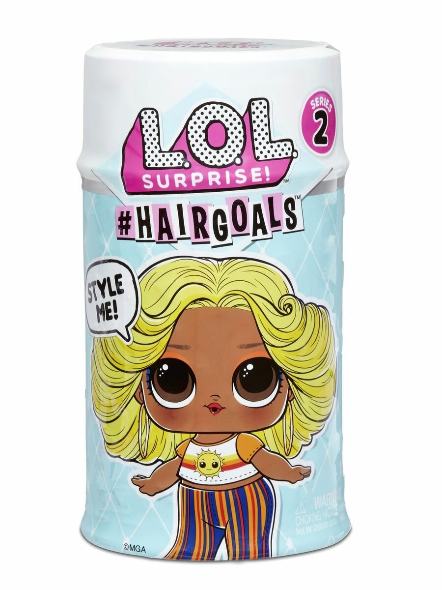 Кукла LOL Surprise Hairgoals series 2.0. / ЛОЛ Хейргоалс 2.0 с настоящими волосами (Сюрприз)