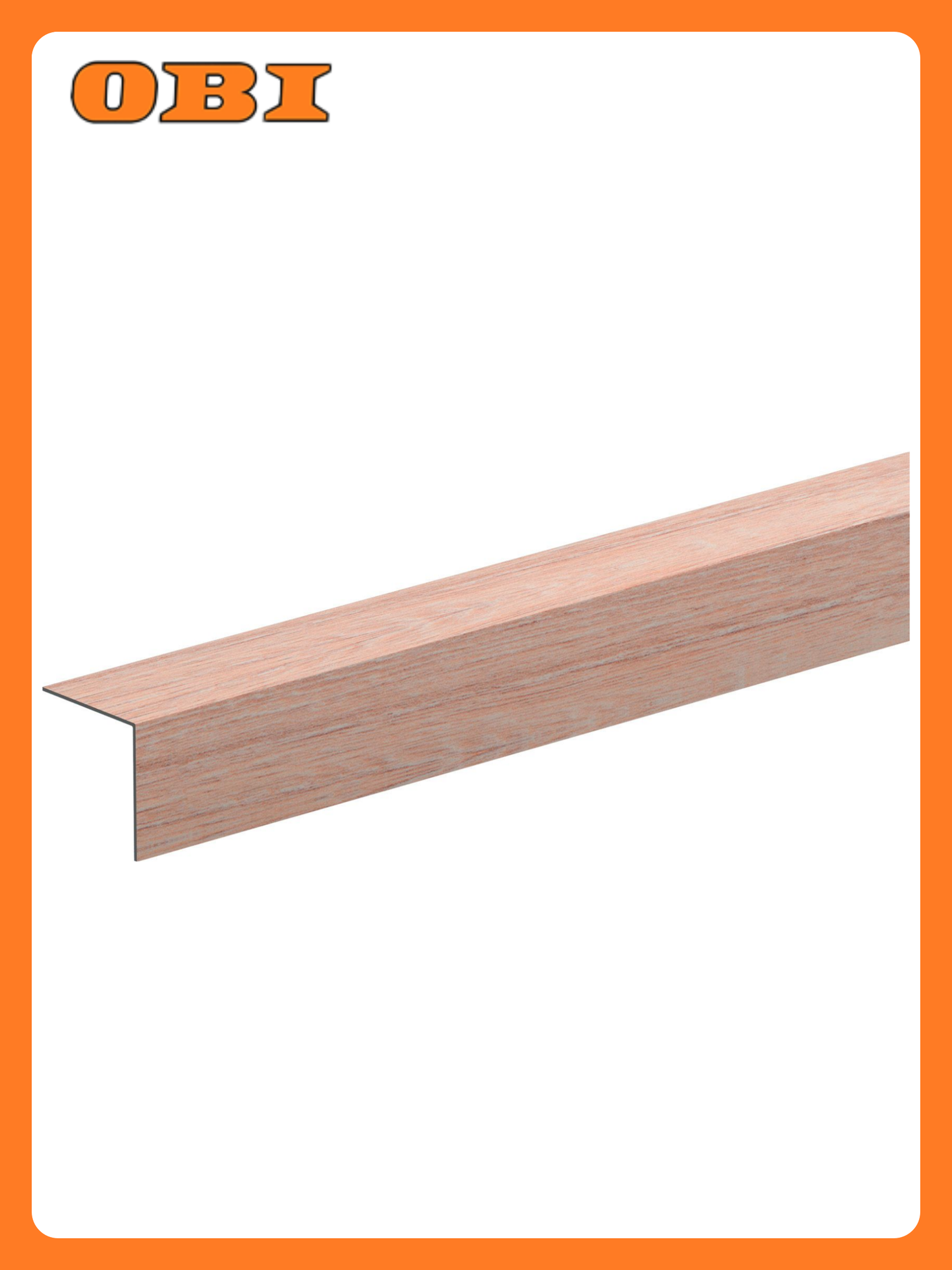 Угол ПВХ идеал 203 ДУБ беленый 20Х20Х2700ММ