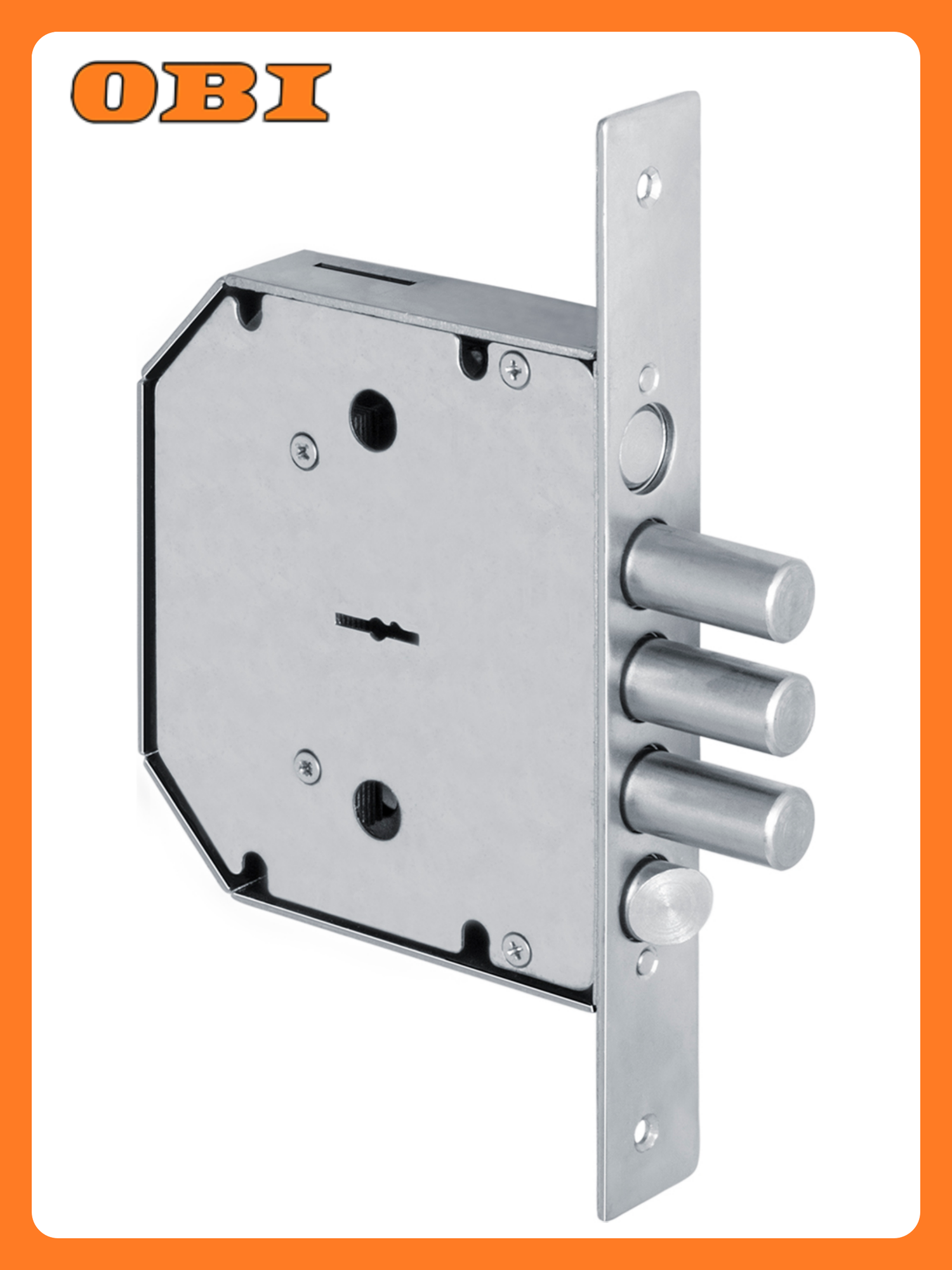 Замок Class GS-SМ 012, сувальдный, для металлических дверей, серебристый