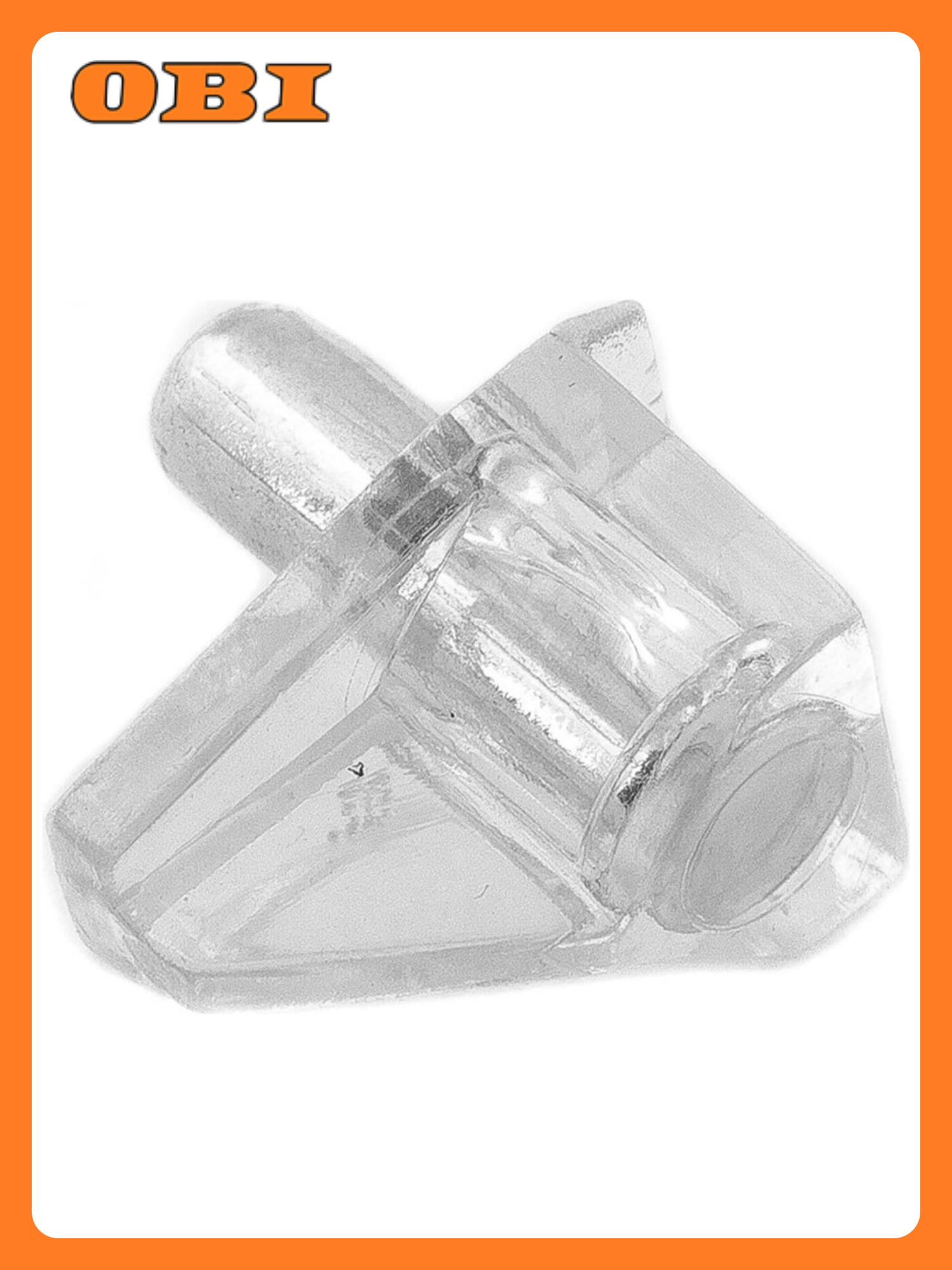 Мебельный стеклодержатель европартнер Element Г-образный прозрачный 5 мм 8 шт