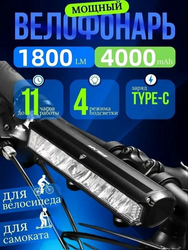 Фара передняя для велосипеда