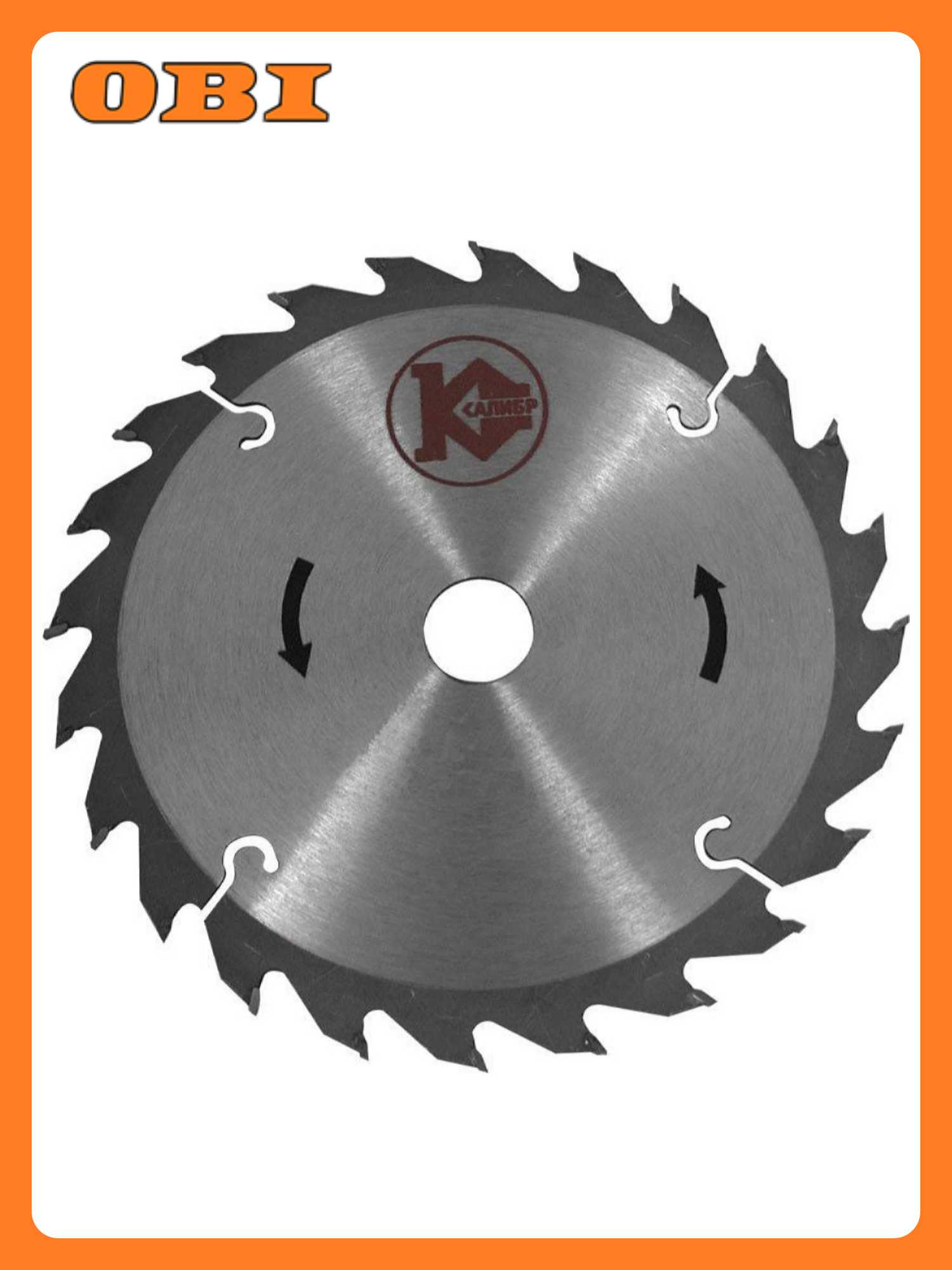 Диск отрезной калибр, для циркулярных пил, 160x16 мм, 24 зубца, для дерева