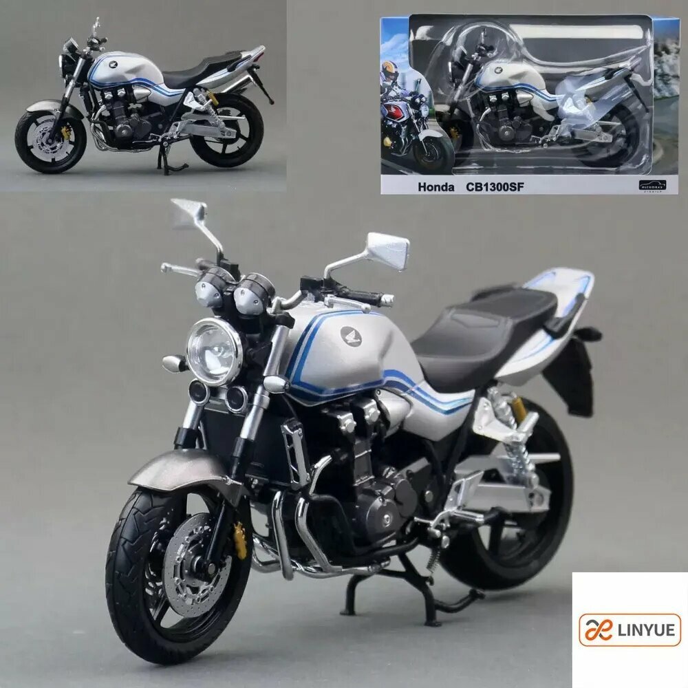 1:12 Литой мотоцикл модель игрушка Automaxx Honda CB 1300SF Уличный велосипед для коллекцииSS