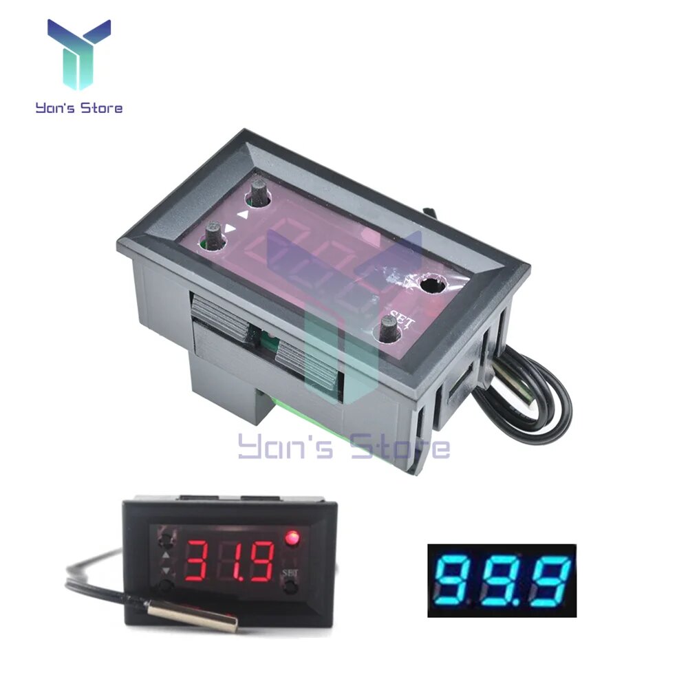 Термостат Aideepen W1218 12В Red Display