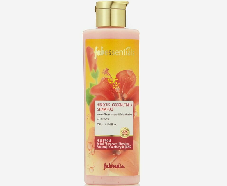 Шампунь для волос гибискус & кокосовое молоко Fabessentials Hair Shampoo 250 мл