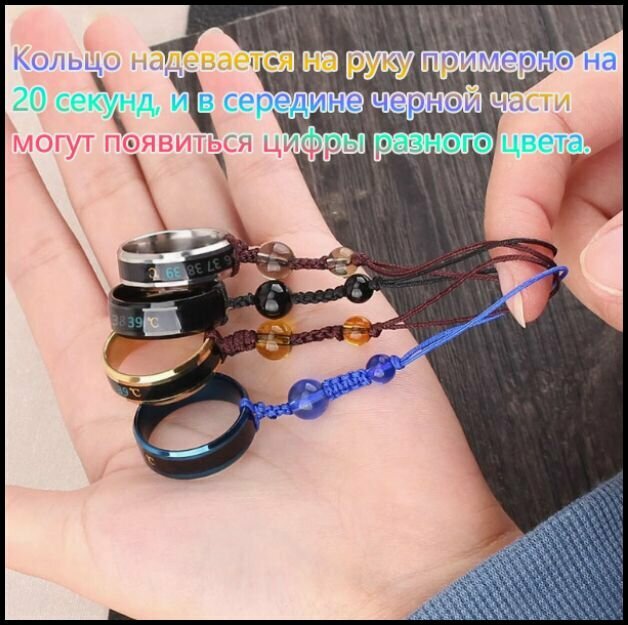 Кольцо для измерения температуры, ремешок для мобильного телефона