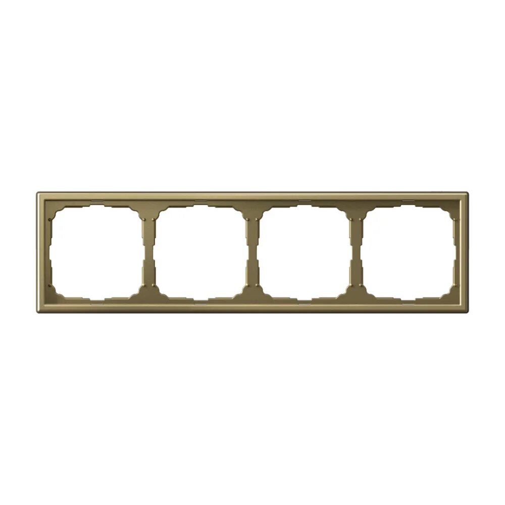 Рамка 4-постовая ArtGallery, универсальная Systeme Electric Золото GAL001604