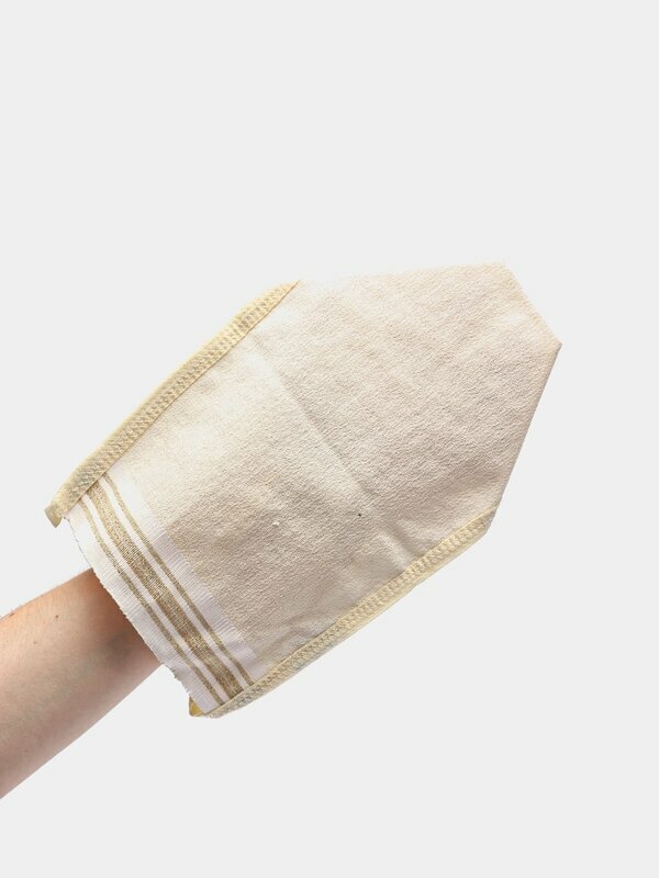 Мочалка/Массажная рукавица/варежка/кёсе (кесе, kese) для пилинга тела