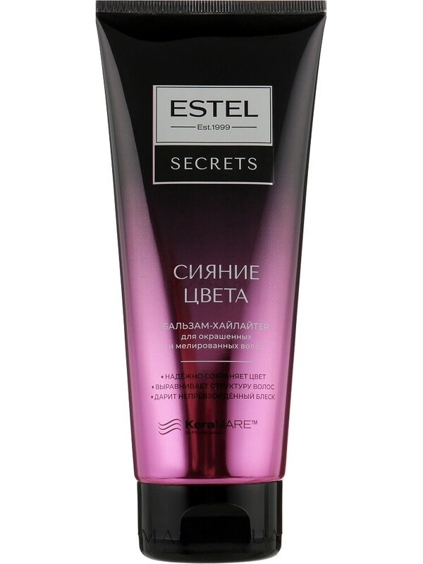 Бальзам ESTEL Secrets Сияние цвета Хайлайтер для окрашенных и мелированных волос, 200 мл